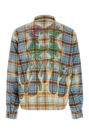 Amiri Blue Exterior: Cotton Maglieria Shirt