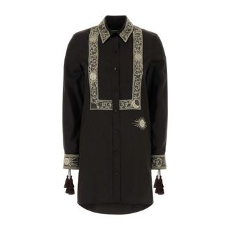Burberry Sharlene Hemdbluse - - Dresses - Damen - Braun - XS
