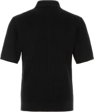 Dolce & Gabbana Nero Exterior: Cotton Polo T-shirts And Polos