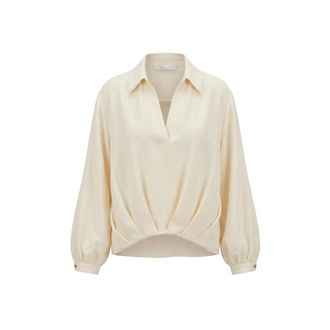 Am&eacute;lie & Am&eacute;lie Carpi Bluse - - Blouses & Shirts - Damen - Beige - L/XL