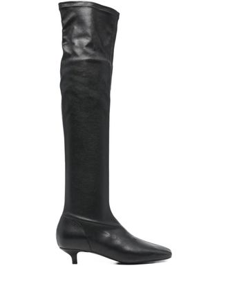 Toteme bottes en cuir Nappa - Noir