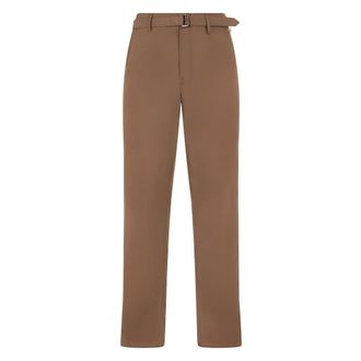Canali Homme, Pantalons, Brun, Taille: XL Pantalon classique avec ceinture