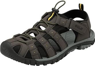 Gola Homme Shingle 4 Chaussure de Marche, Marron foncé, Noir Soleil, 49 EU