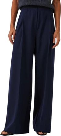 Marella Femme, Pantalons, Bleu, Taille: 40 FR Wide Pantalons