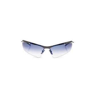 Balenciaga Boomerang CT Sonnenbrille - - Accessories - unisex - Blau - ONE SIZE