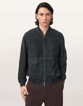 AllSaints Rokko - Bomber - Bleu marine