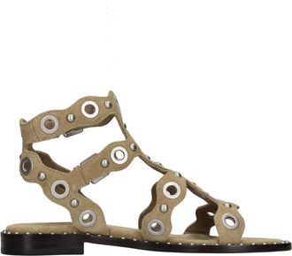 Ash Ash, Femme, Chaussures, Beige, Taille: 38 EU Suede Flat