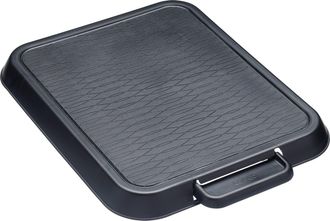 KitchenCraft COPCO Basics Kunststoff-Schiebetablett f&uuml;r Kaffeekannen und Ger&auml;te, 34 x 26,5 cm, Schwarz