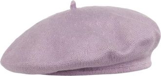 LIPODO Beret Basque Biskaya en Coton (Taille Unique - vieuxrose)