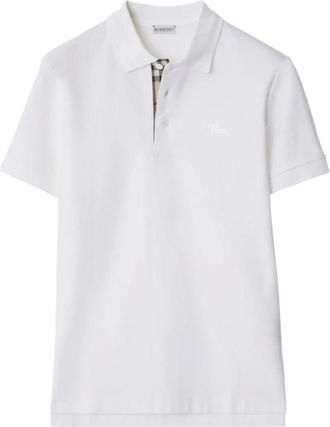 Burberry Homme, Tops, Blanc, Taille: XL Polo