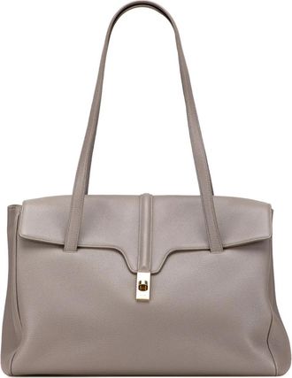 Celine Hobo Bags - Medium Leather Soft 16 Shoulder Bag - Gr. unisize - in Grau - f&uuml;r Damen