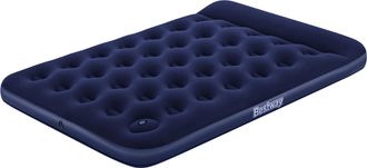 Bestway Doppelluftbett mit integrierter Fußpumpe 191 x 137 x 28 cm, Dunkelblau