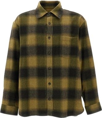 A.P.C. Malaury Overshirt - - Shirts - Herren - Gr&uuml;n - S
