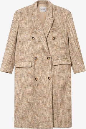 Isabel Marant Manteau Pilda - Femme - Beige - Taille34 - Marant &Eacute;toile