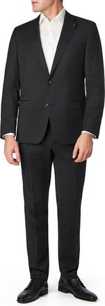 Digel Herren Anzug schwarz Schurwolle