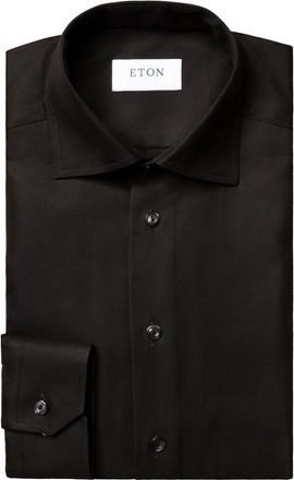 Eton Signature Twill-Hemd mit Kentkragen, Slim Fit in