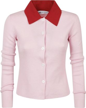 Self Portrait Femme, Pulls, Rose, Taille: 36 FR Cardigans
