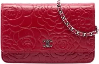 Chanel Pre-owned Wallet On Chain - Femme - Pre-owned - Rouge - Taille: ONE Size