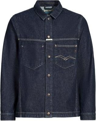 Replay Veste droite en denim de coton