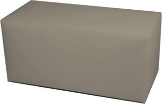 Dmora Pouf Bucuresti, Mehrzwecksessel, Sitzsack, Hockerhocker, Made in Italy, 90x40 h42 cm, Taube - Dmora