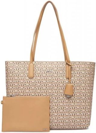 DKNY Dkny, Femme, Sacs, Beige, Taille: ONE Size Saige EW TZ Tote