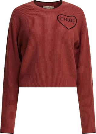 Chlo&eacute; Femme, Pulls, Rose, Taille: 38 FR Tricots