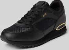 HUGO BOSS Sneaker aus echtem Leder-Mix Modell PARKOUR-L_RUNN_NMNAL