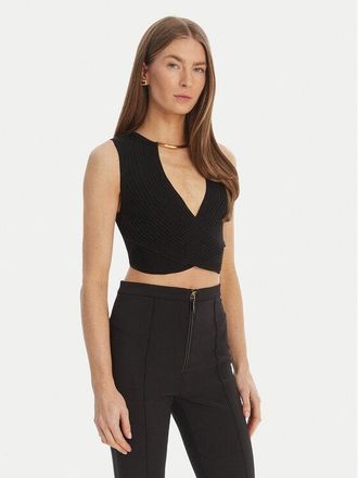 Elisabetta Franchi Top TK-76S-61E2-V250 Schwarz Regular Fit