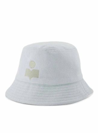 Isabel Marant Isabel Marant Caps & M&uuml;tzen - Haley-Gb Hat - Aqua - Cotton - Gr. 57 - in Blau - f&uuml;r Damen