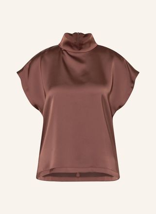 HUGO BOSS Hugo Blusentop Caneli-1 Aus Satin braun