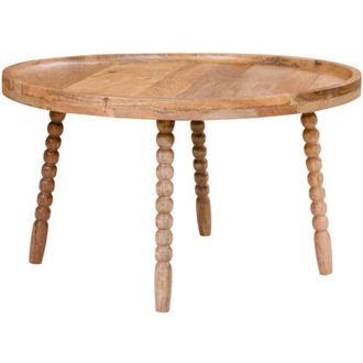 Altobuy SIMBAL - Table Basse Ronde &Oslash;60cm Manguier Massif