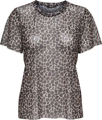 Only Onlmaja Leo Mesh S/S Top JRS
