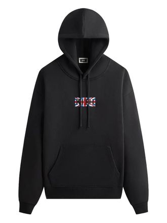 Kith Hoodie mit Logo-Stickerei - Schwarz