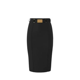Elisabetta Franchi Damen, R&ouml;cke, Schwarzk, XSGr&ouml;&szlig;e
