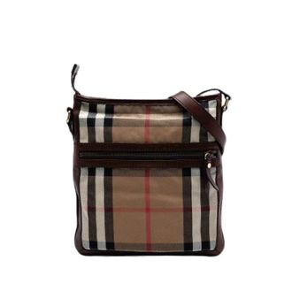 Burberry Sac bandouli&egrave;re en toile Pre-owned - Femme - Pre-owned - Brun - Taille: ONE Size