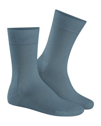 Hudson Herren Socken RELAX COTTON | Strick | Shadow-blue | aus Baumwolle und ohne Gummibund