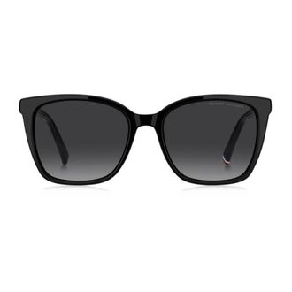 Tommy Hilfiger TH 2226/S Rechteckige Sonnenbrille - - Accessories - Damen - Schwarzk - ONE SIZE