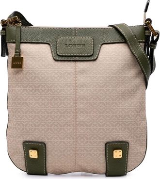 Loewe Hobo Bags - Anagram Canvas New Road Crossbody - Gr. unisize - in Braun - f&uuml;r Damen