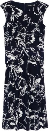 Ralph Lauren Femme, Robes, Bleu, Taille: 42 FR Resort Seasonal 11/15 Midi Dress