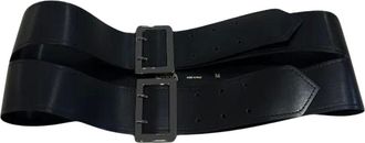 Erika Cavallini Semi Couture unisex, Accessoires, Noir, Taille: L E5Ww08 Structured Belt