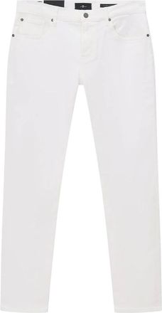 7 For All Mankind Homme, Jeans, Blanc, Taille: W36 Jeans Slim-fit