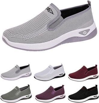 Generic Baskets pour femme - Chaussures de marche d&eacute;contract&eacute;es - Chaussures orthop&eacute;diques confortables - En maille respirante - Chaussures de sport confortab