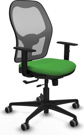 Piqueras y Crespo B&uuml;rostuhl 8 Stunden Jorquera mit 1D-Armen, h&ouml;henverstellbare Lendenwirbelst&uuml;tze, ausgestattet mit Syncro/Traslack und eingespritztem Schaum. Mit Rolle