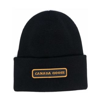 Canada Goose Stylische Beanies M&uuml;tzen f&uuml;r Alle Jahreszeiten - - Accessories - Herren - Schwarzk - ONE SIZE