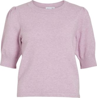 Vila Viril 2/4 Sleeve O-Neck Knit Top - Noos