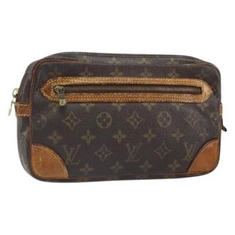 Louis Vuitton Pochette Marly Dragonne GM Pre-owned - Femme - Pre-owned - Brun - Taille: ONE Size
