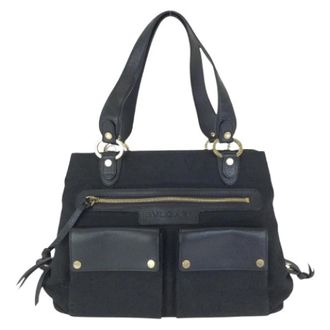 Bulgari Pre-owned Canvas Handtaschen - - Pre-owned - Damen - Schwarzk - ONE SIZE