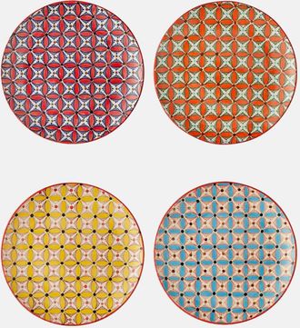 Pols Potten Set Hippy aus vier Speisetellern