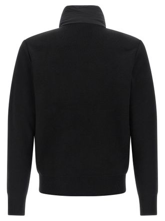 Mackage Mens Blue Nylon Cardigan Clothing