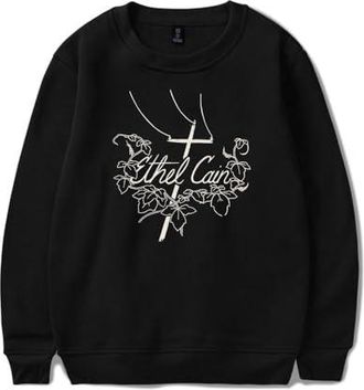 Generic Ethel Cain T-shirt &agrave; manches longues avec logo Willoughby Tucker Forever Tour Merch pour femmes hommes et femmes, Noir, S